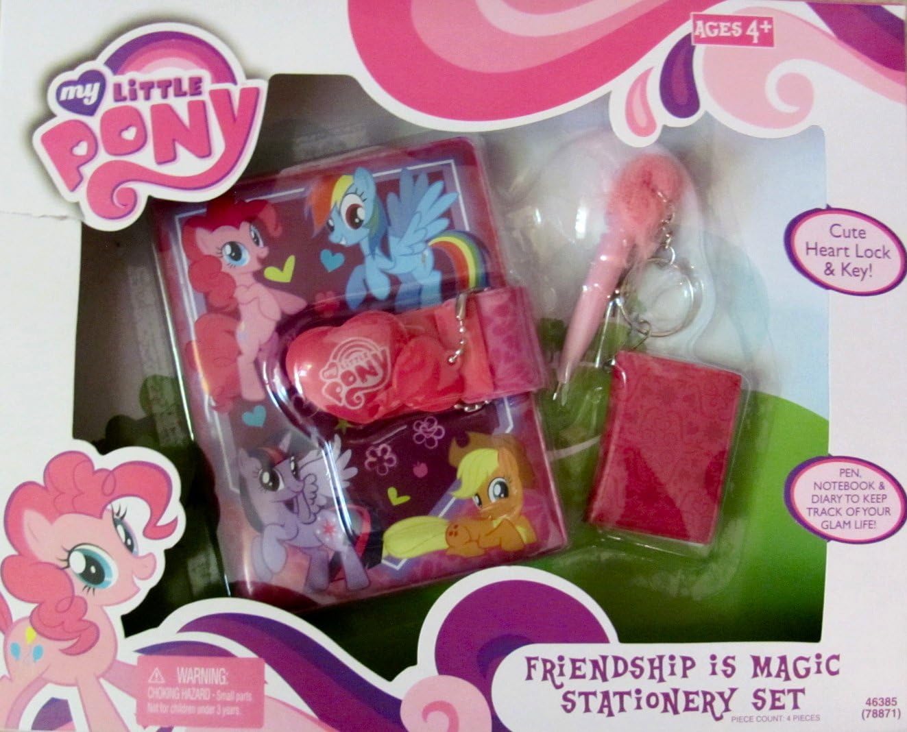 My Little Pony Friendship is Magic Stationery 4 Piece Set, Diaries ...