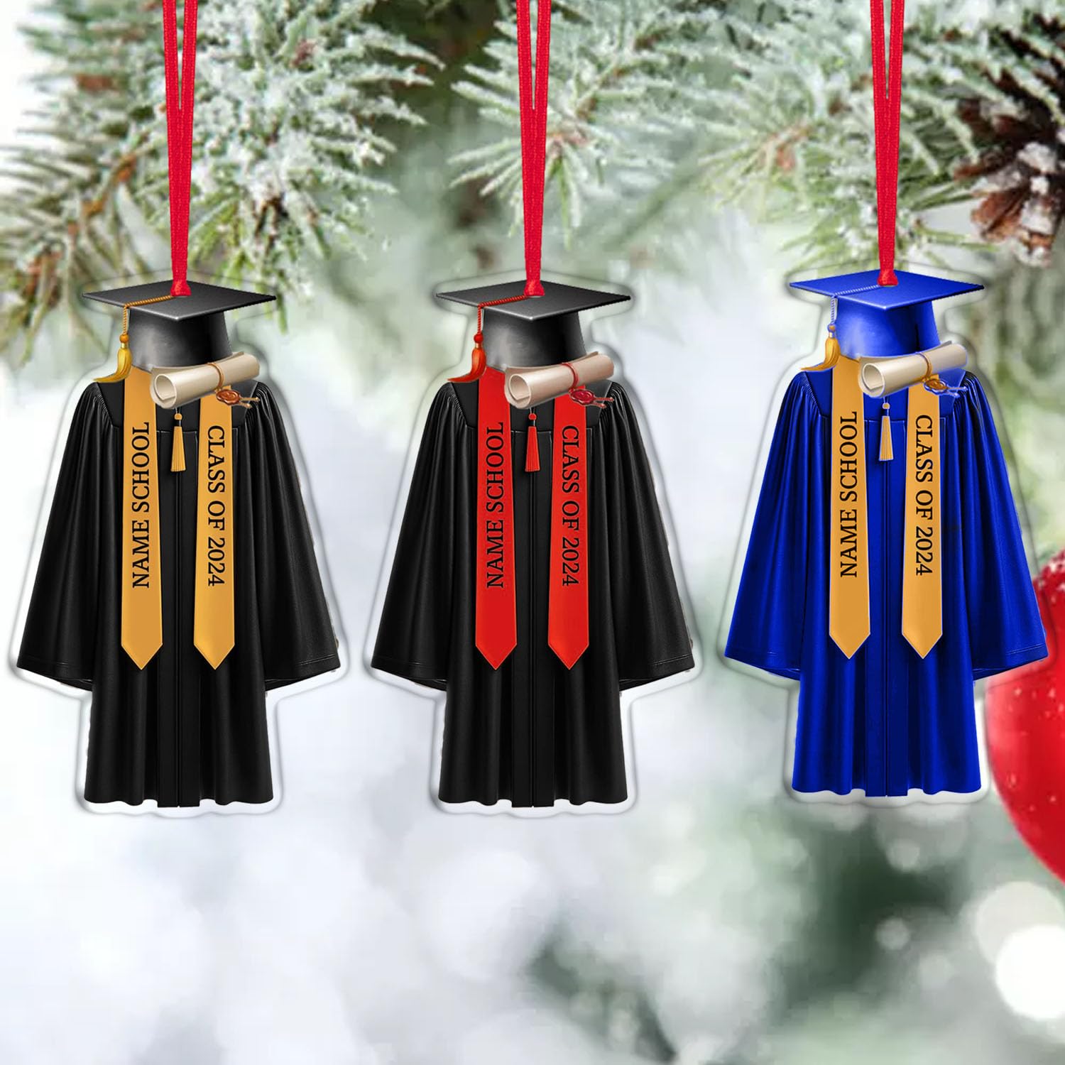 Amazon.com: Personalized Graduation Class of 2025 - Custom Gown ...