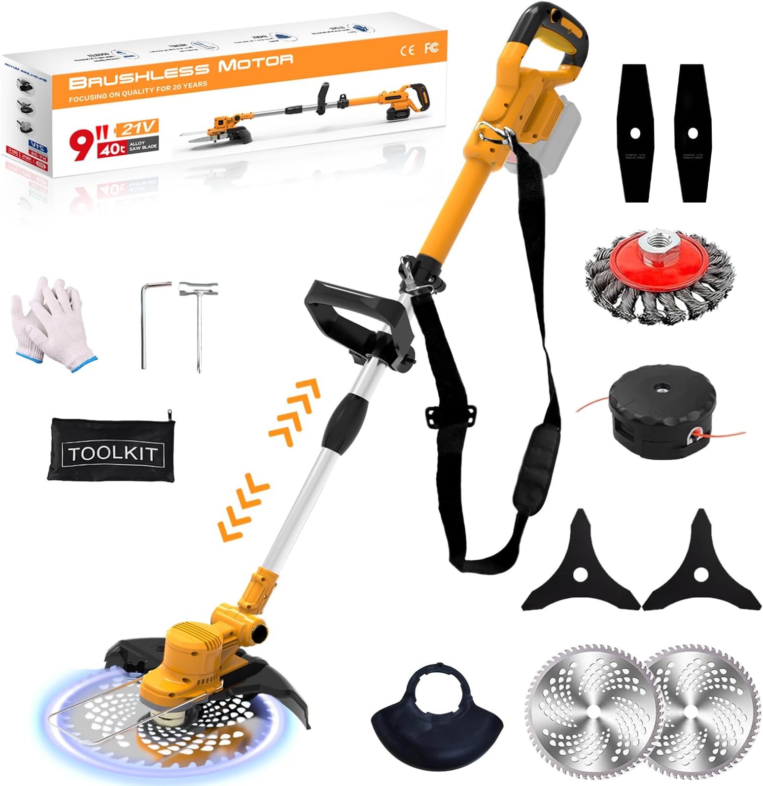 Amazon.com : Electric Weed Wacker for Dewalt 20V Battery, 5 in 1 Weed ...