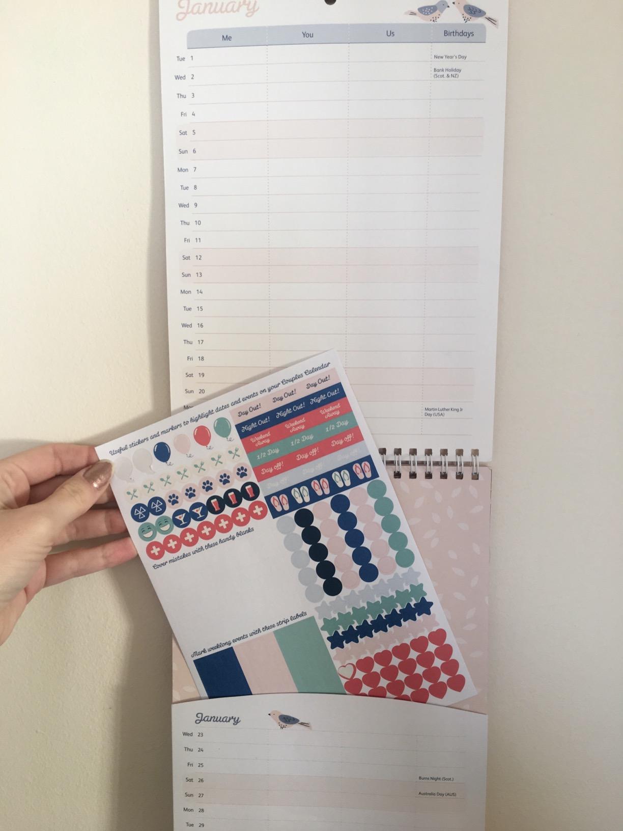 Busy B 2019 Couples Calendar : Amazon.co.uk