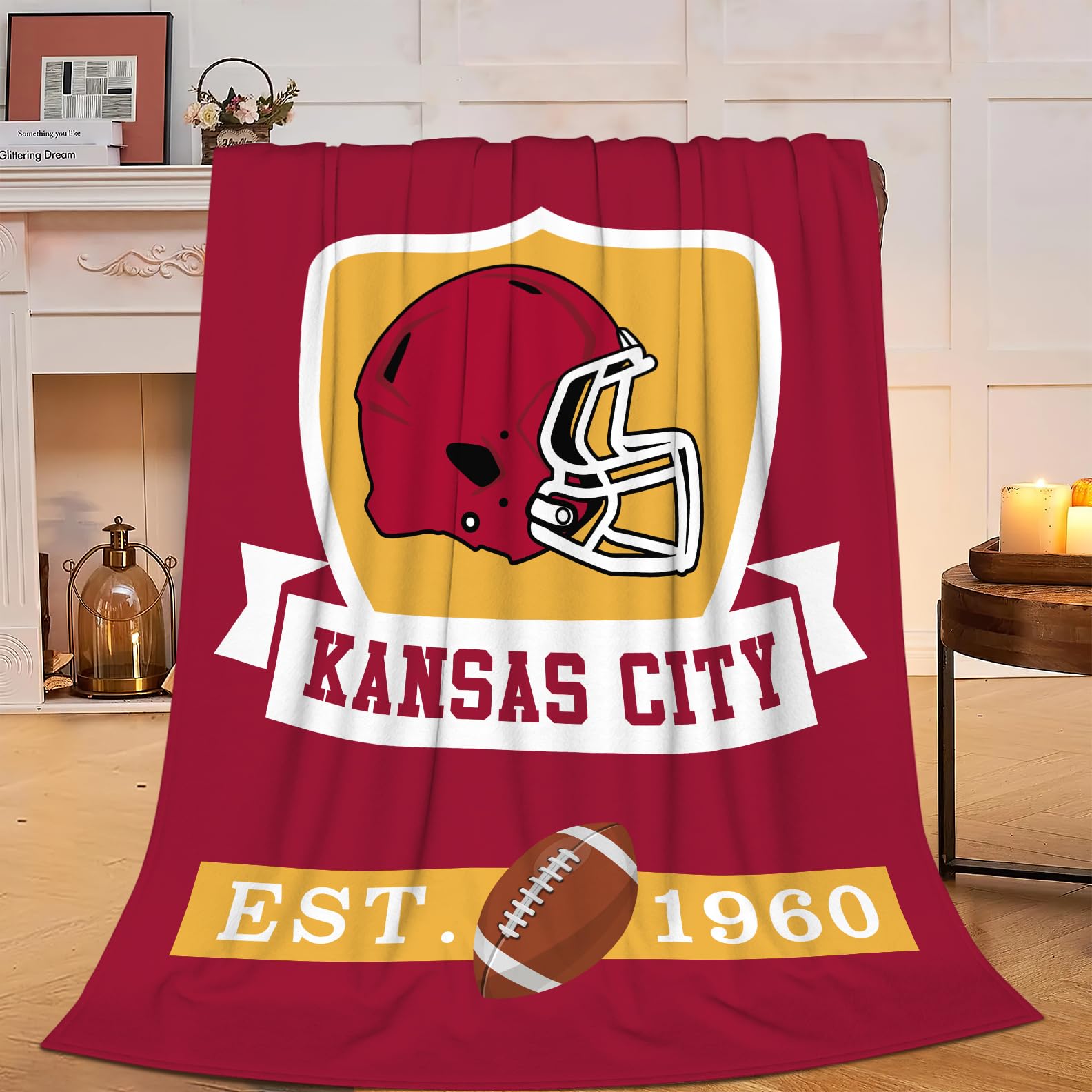 Amazon.com: Kansas City Blanket Gifts for Men Women Soft Cozy Plush ...