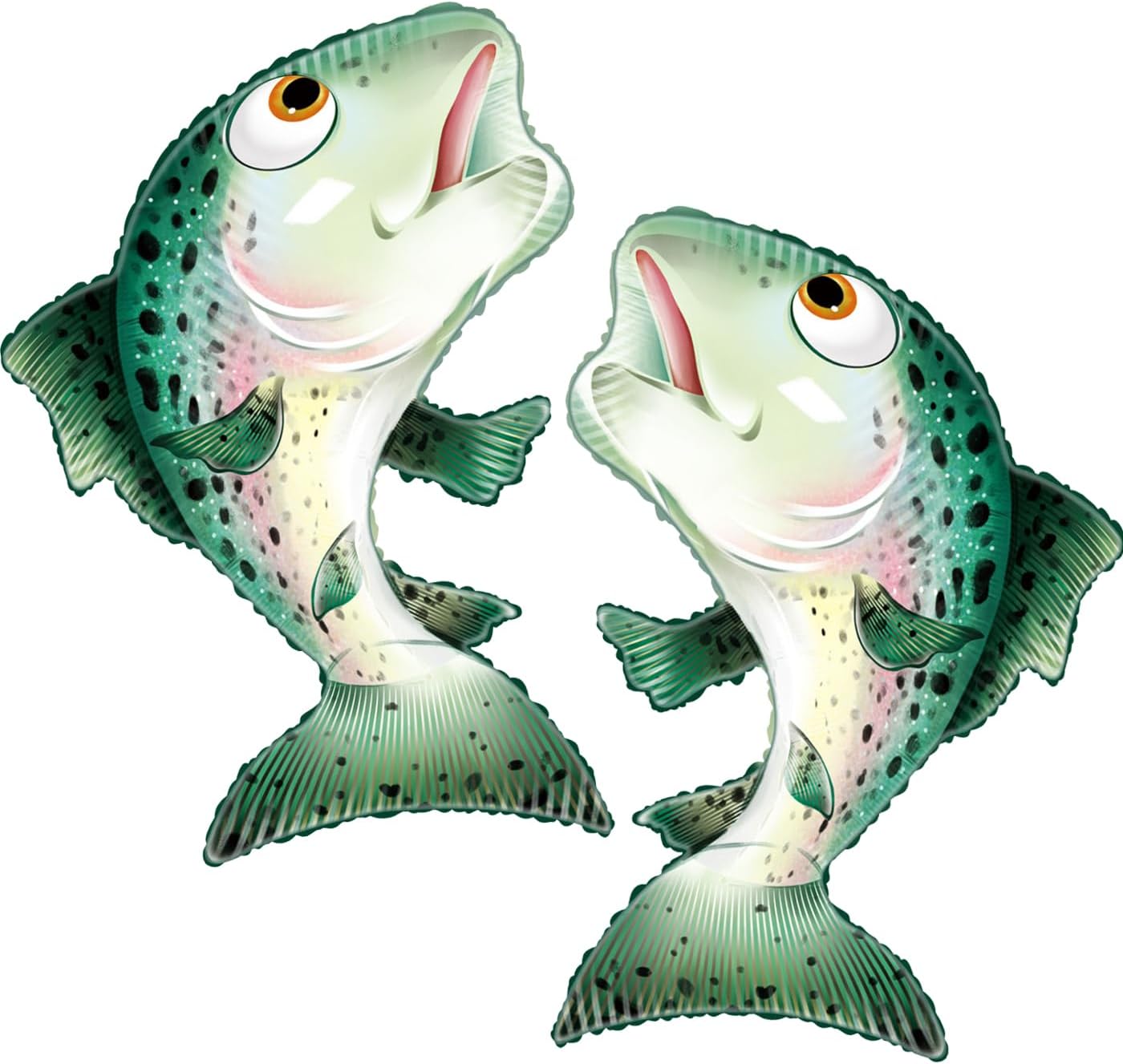 Amazon.com: Fish Balloons Giant 35 Inch Fish Helium Balloon for Fishing ...