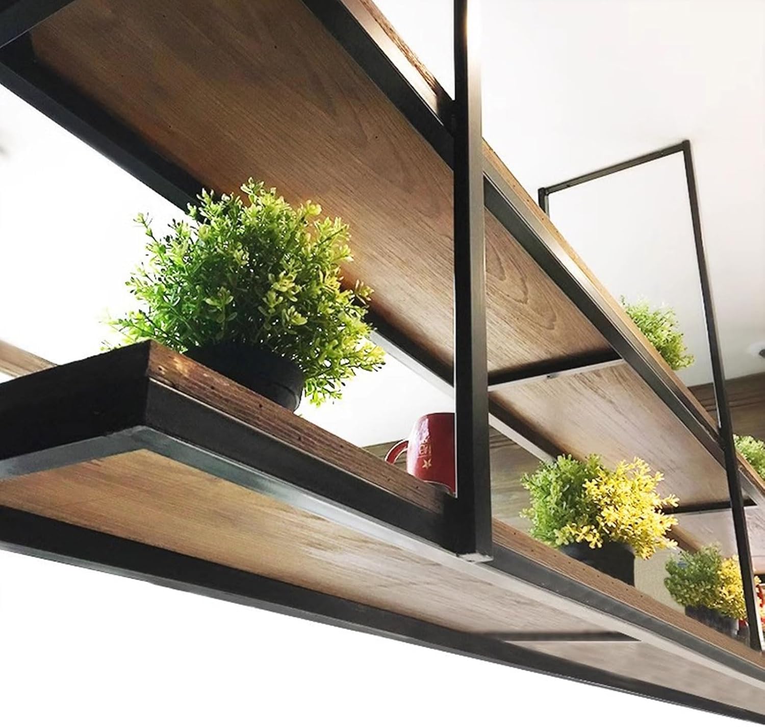 Amazon.com: Ceiling Hanging Shelves for Plants Flowers Decoration ...