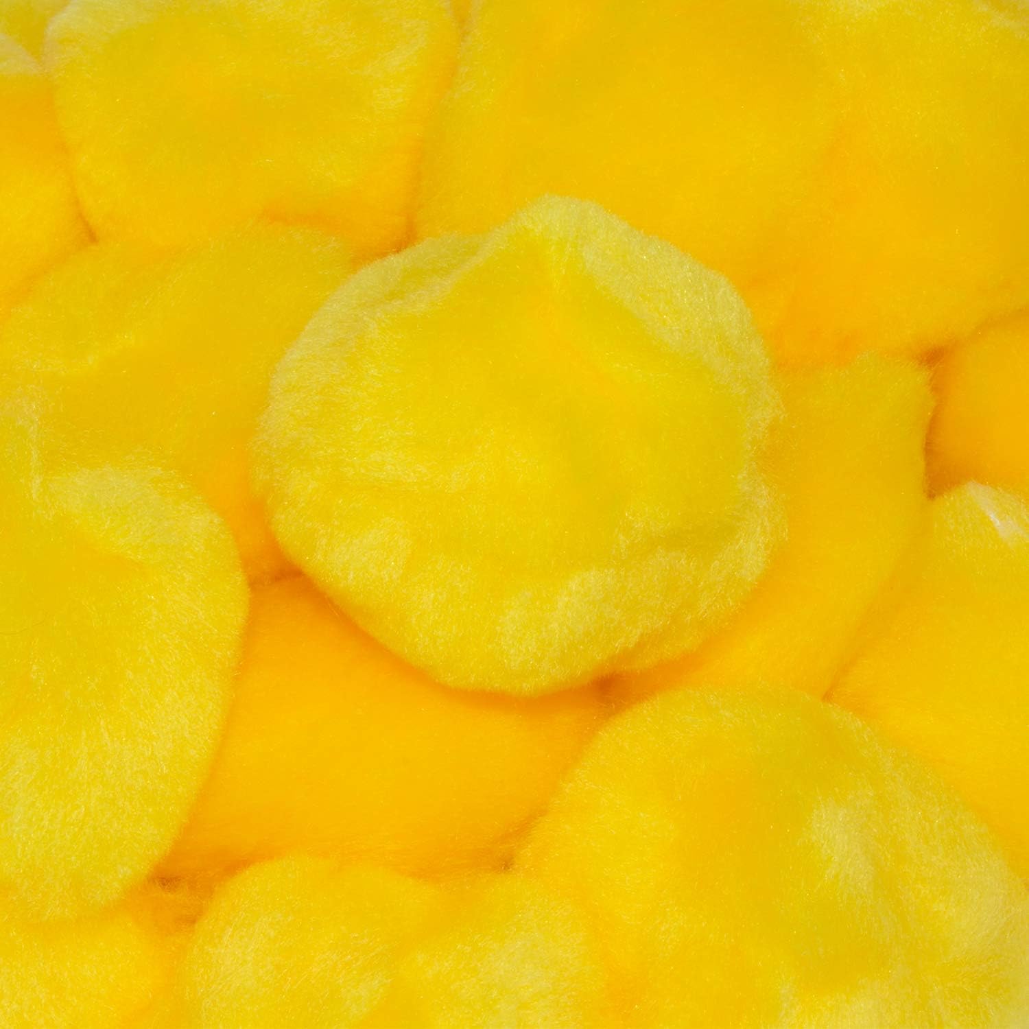 Amazon.com: 2 Inch Yellow Craft Pom Poms 25 Pieces : Arts, Crafts & Sewing