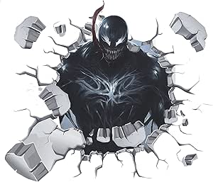 Amazon.com: Boys Wall Decals Vinyl Monster Venom Wall Stickers Peel and ...