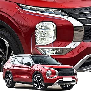 LUNQIN Car Headlight Protection Film for Mitsubishi Outlander 2022 2023 ...