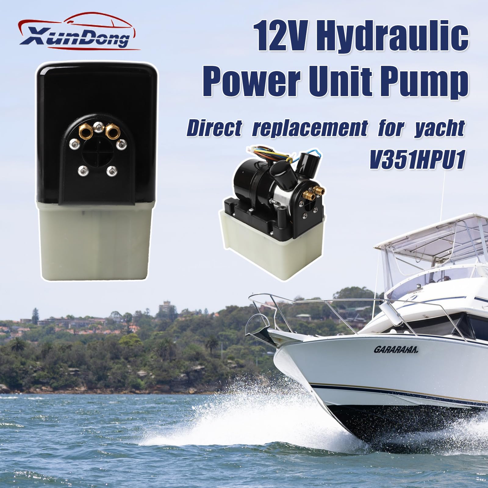 Snapklik.com : V351HPU1 Hydraulic Power Unit 12V Replacement For Yacht ...