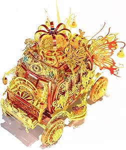Amazon.com: MU Princess Carriage 3D Metal Model Kits DIY Puzzle : Toys ...