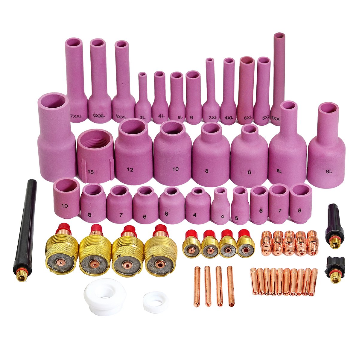 Buy RIVERWELD TIG Jumbo Gas Lens Collet Bodies Large Diameter Fit SR WP ...