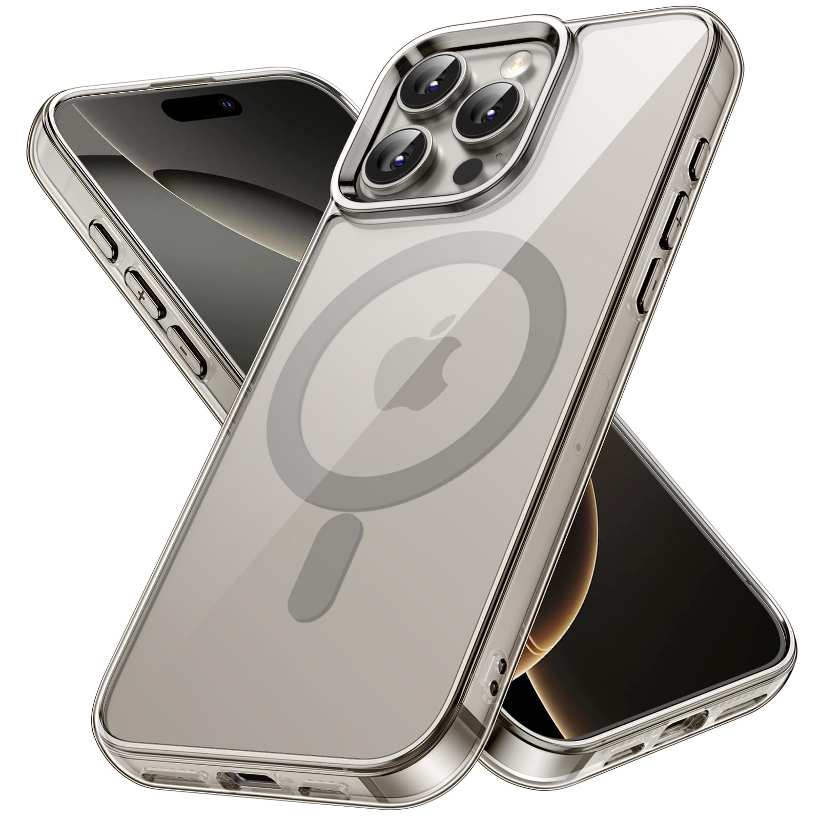 JETech Funda Magnética para iPhone 16 Pro MAX 6.9 Pulgadas Compatible con MagSafe, Carcasa ...