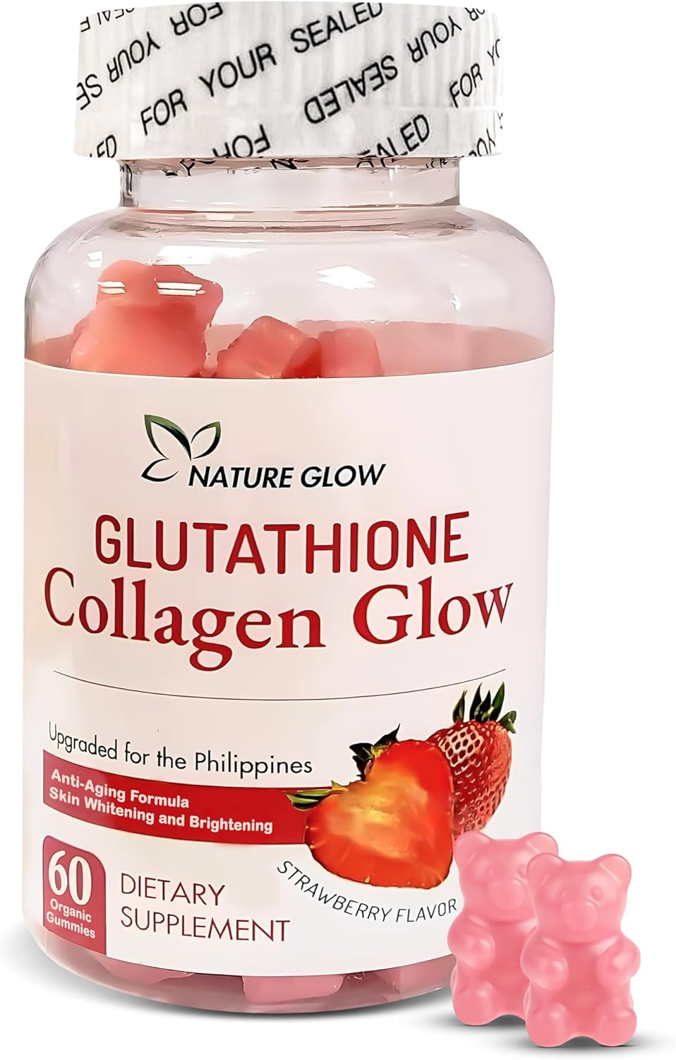 Amazon.com: NATURE GLOW Glutathione Collagen Glow Gummies – Premium ...