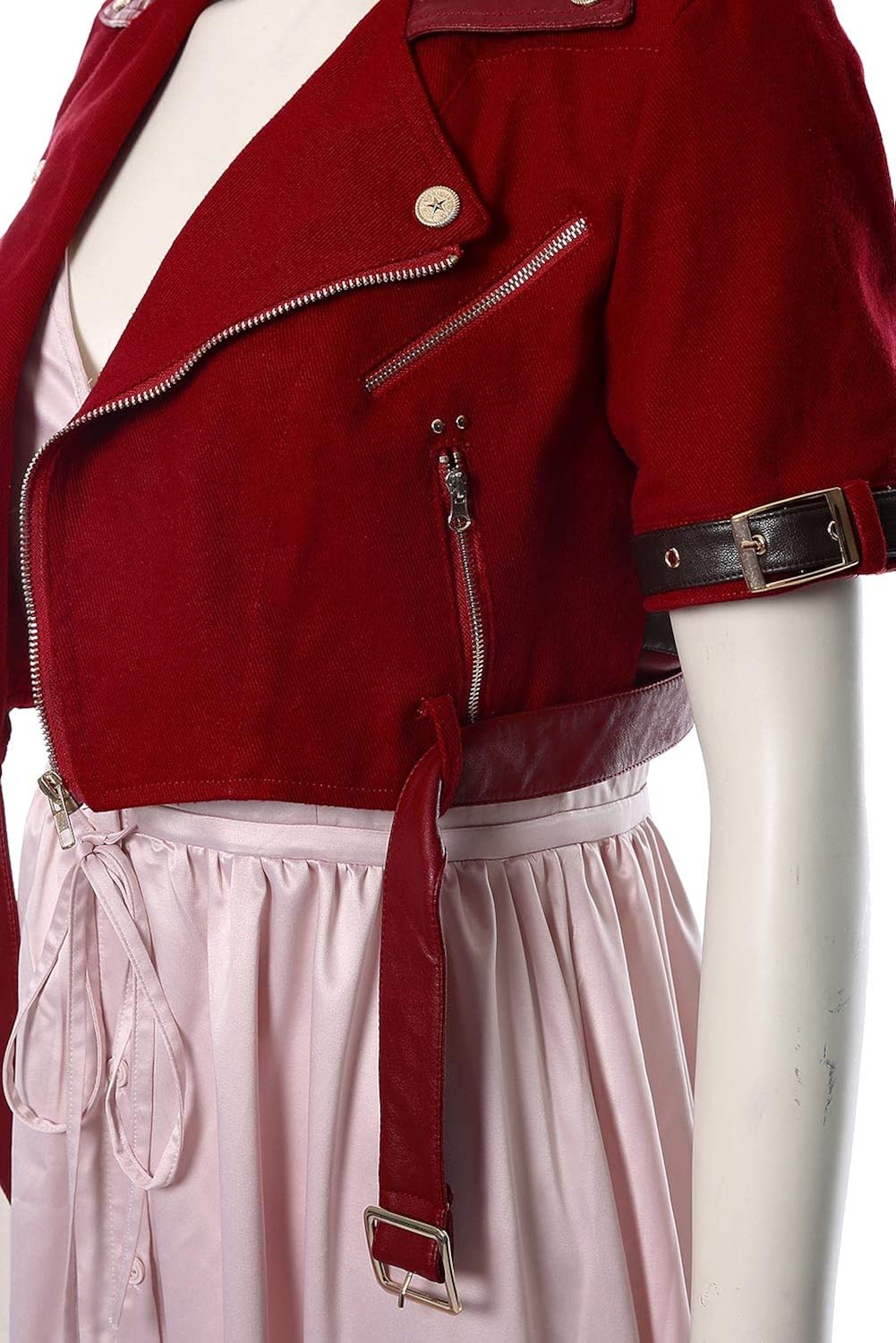 Buy Final Fantasy Aerith Gainsborough Cosplay Costume FF VII 7 Remark ...