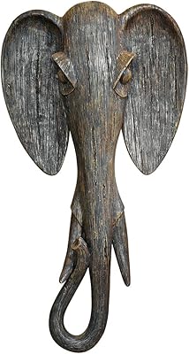 Design Toscano Elephant Animal Mask of the Savannah Wall Decor ...