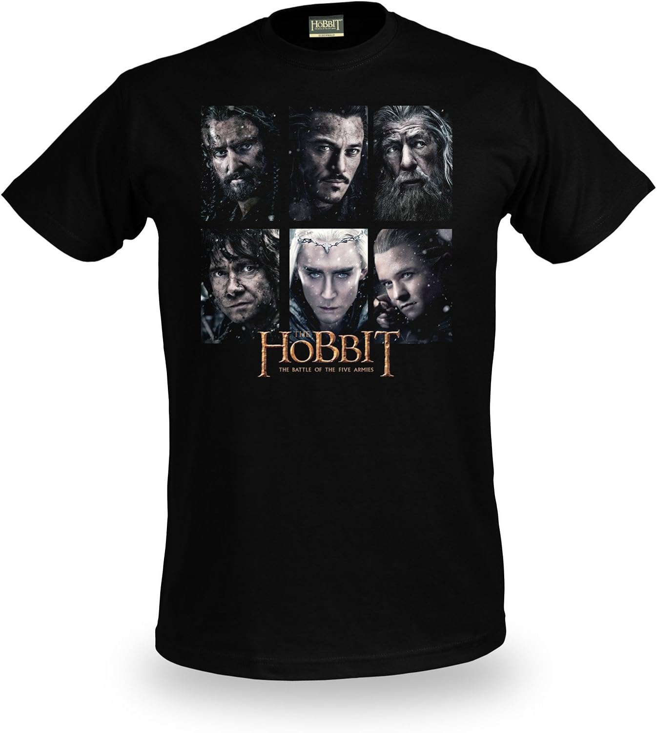 Lo Hobbit 3 - T-Shirt dei personaggi Legolas, Gandalf, Thorin, Bilbo ...