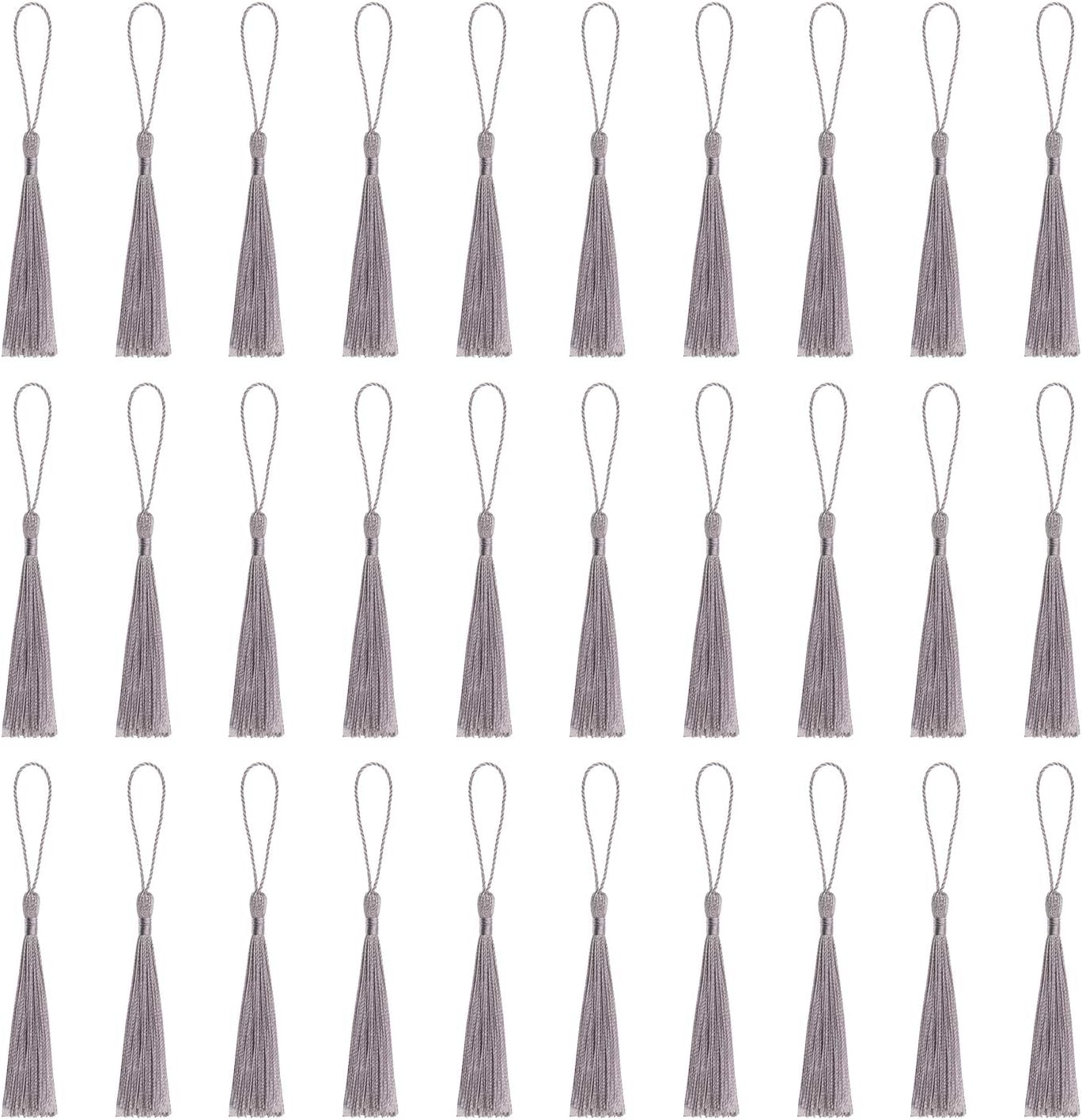 Amazon.com: VAPKER Silver Tassels 13cm/5-Inch Silky Handmade Soft Mini ...