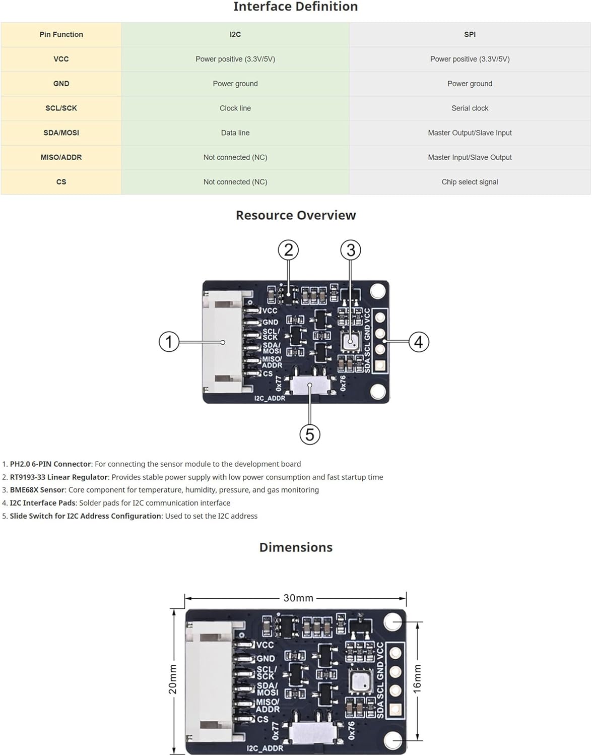 BME680 Environmental Sensor, Supports Temperature, Philippines | Ubuy