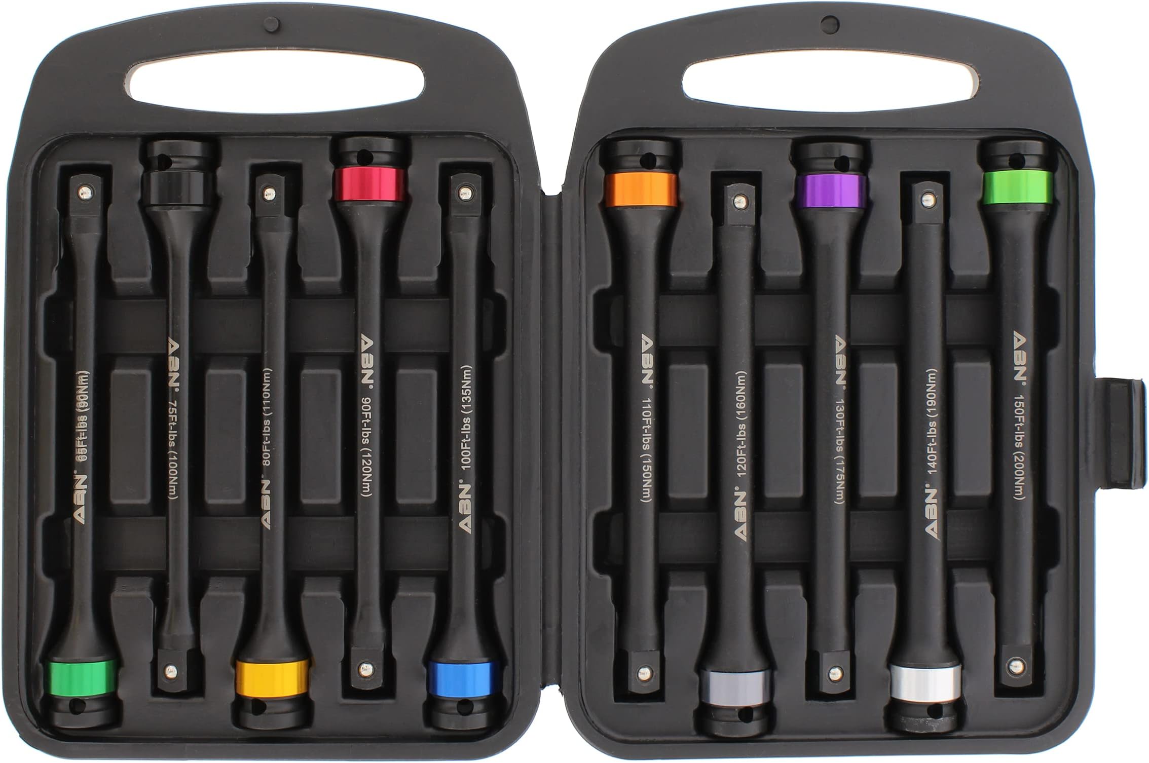 ABN 1/2in Drive 8in Long Color-Coded Torque Limiting Socket Extension ...