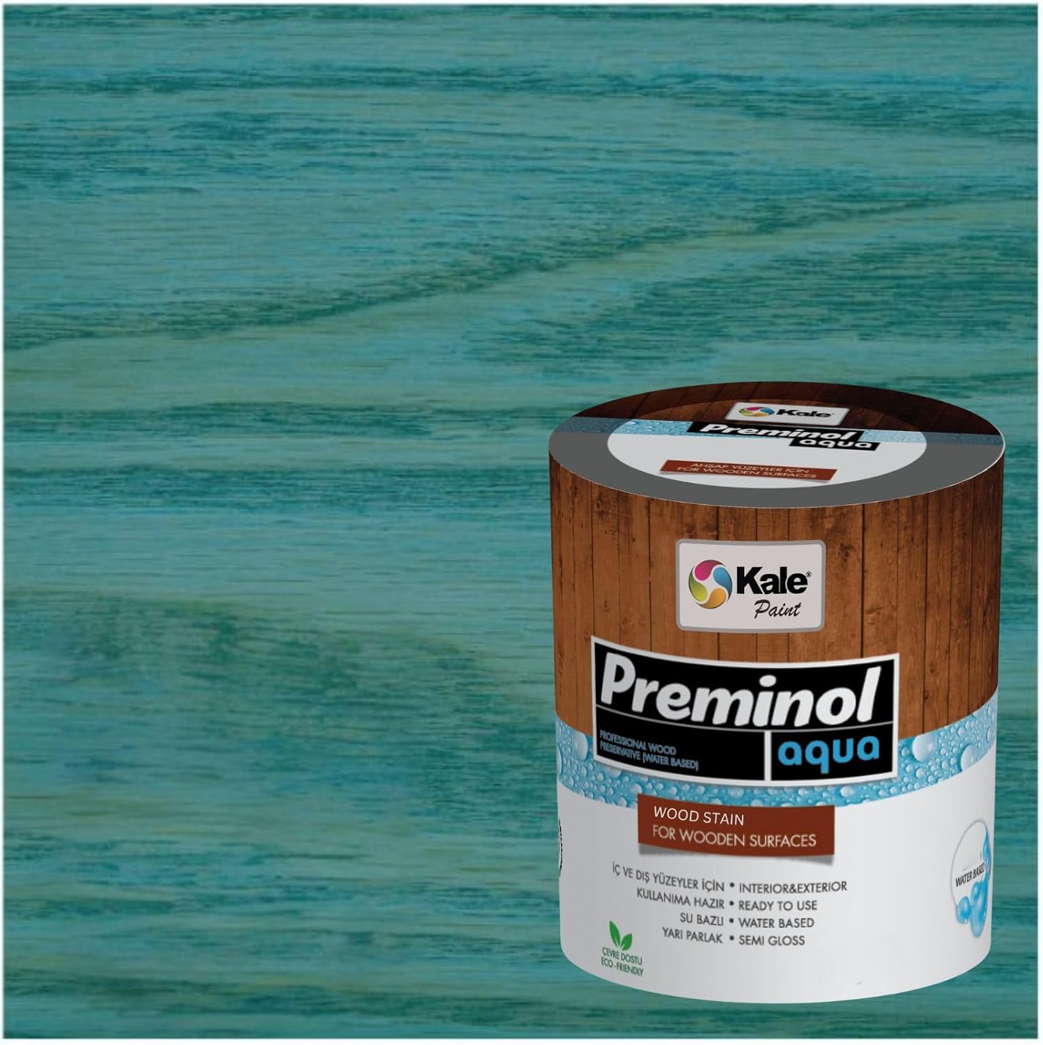 KALE PAINT PREMINOL AQUA WOOD STAIN AND PRESERVATIVE (700 ml, Oasis ...