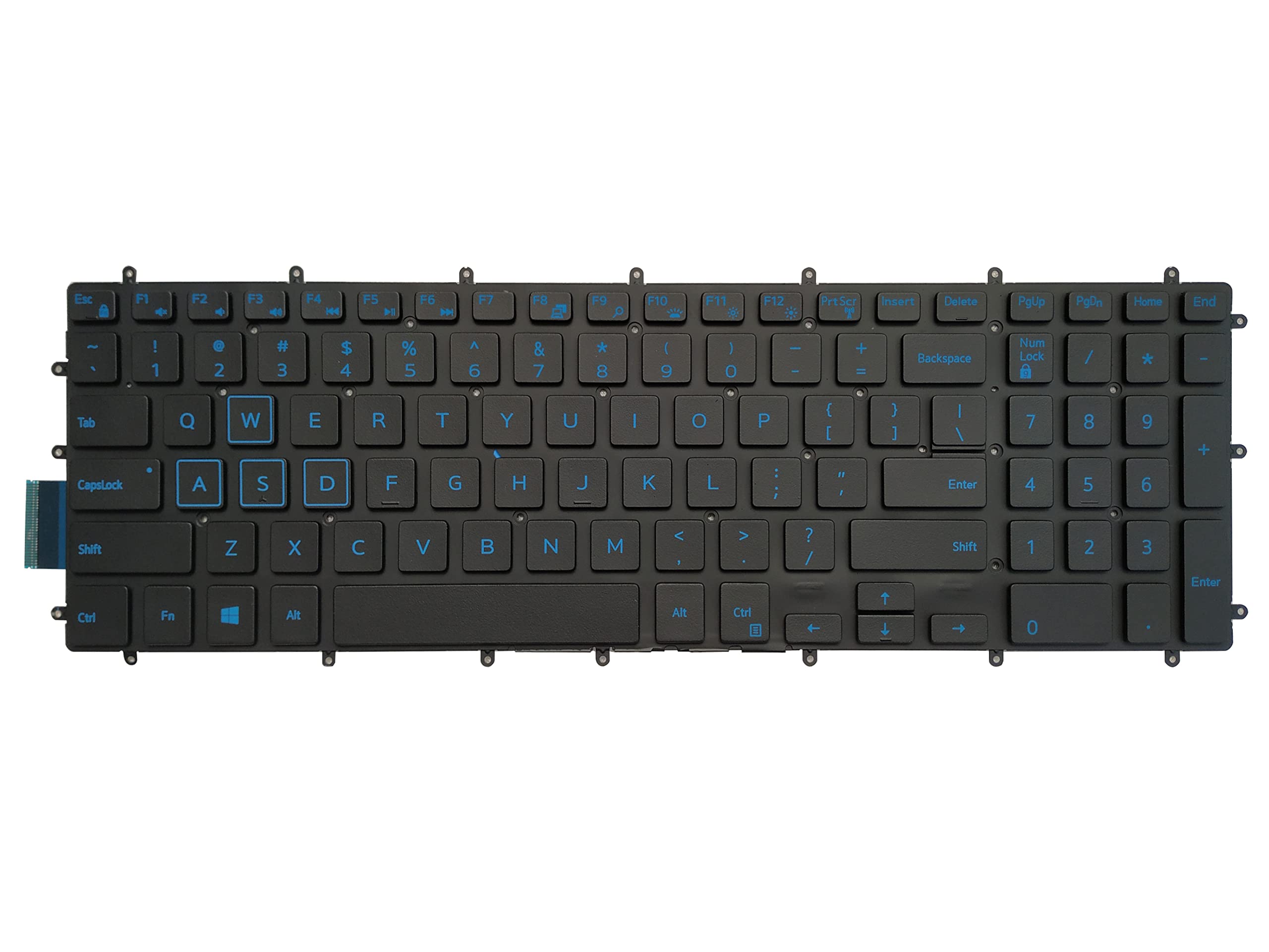 Amazon.com: Laptop Replacement Keyboard Compatible for Dell Inspiron 17 ...