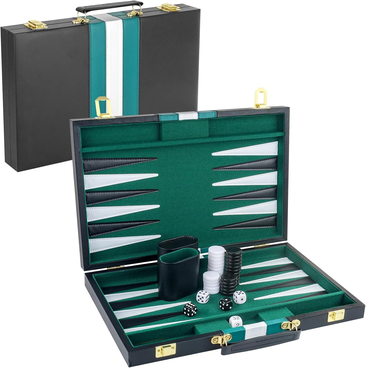 Amazon.com: RERIVER Backgammon Set 2 Players Classic Backgammon Sets ...