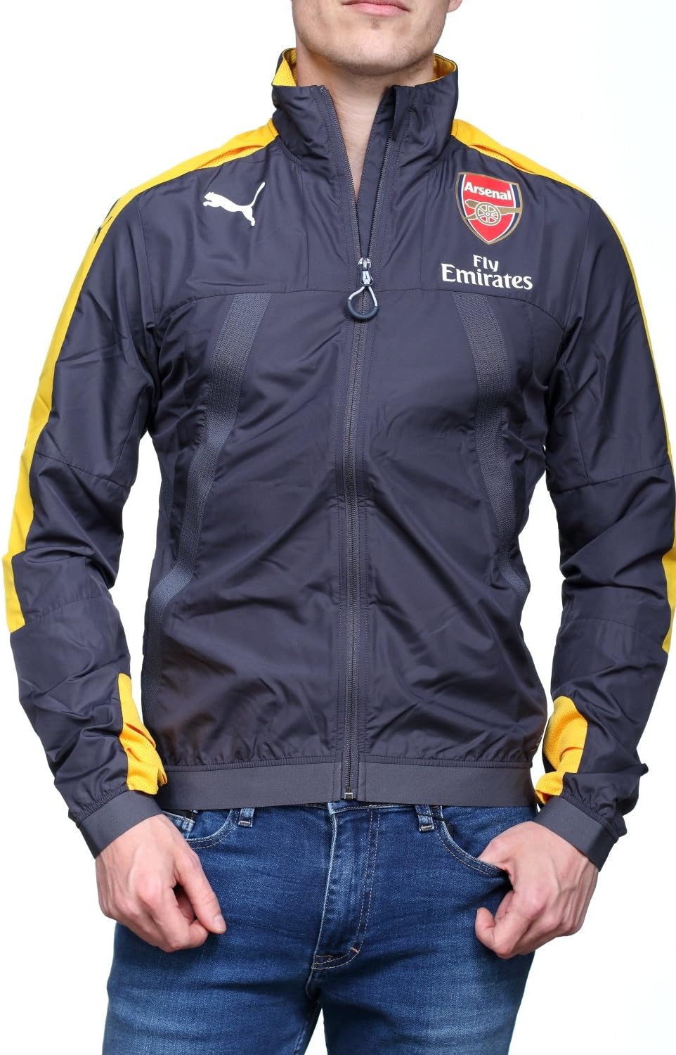 PUMA Mens Gents Football Arsenal Training Stadium Vent Jacket Top ...