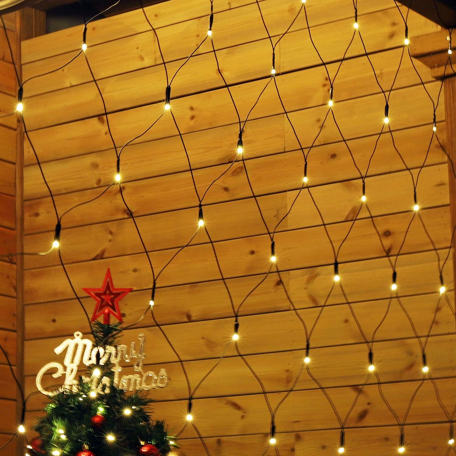 The Christmas Workshop 86590 180 LED Warm White Christmas Net Lights ...