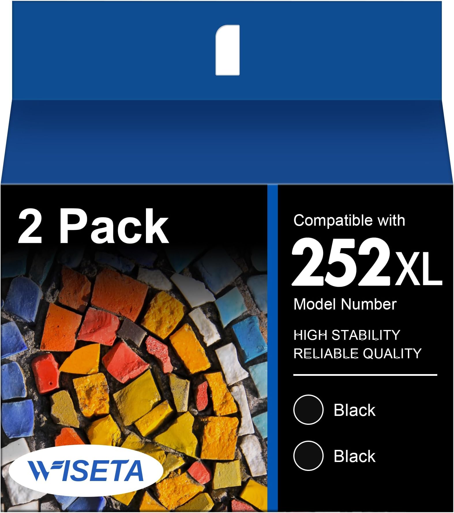 Amazon.com: Wiseta Remanufactured 252XL Ink Cartridges Replacement for ...
