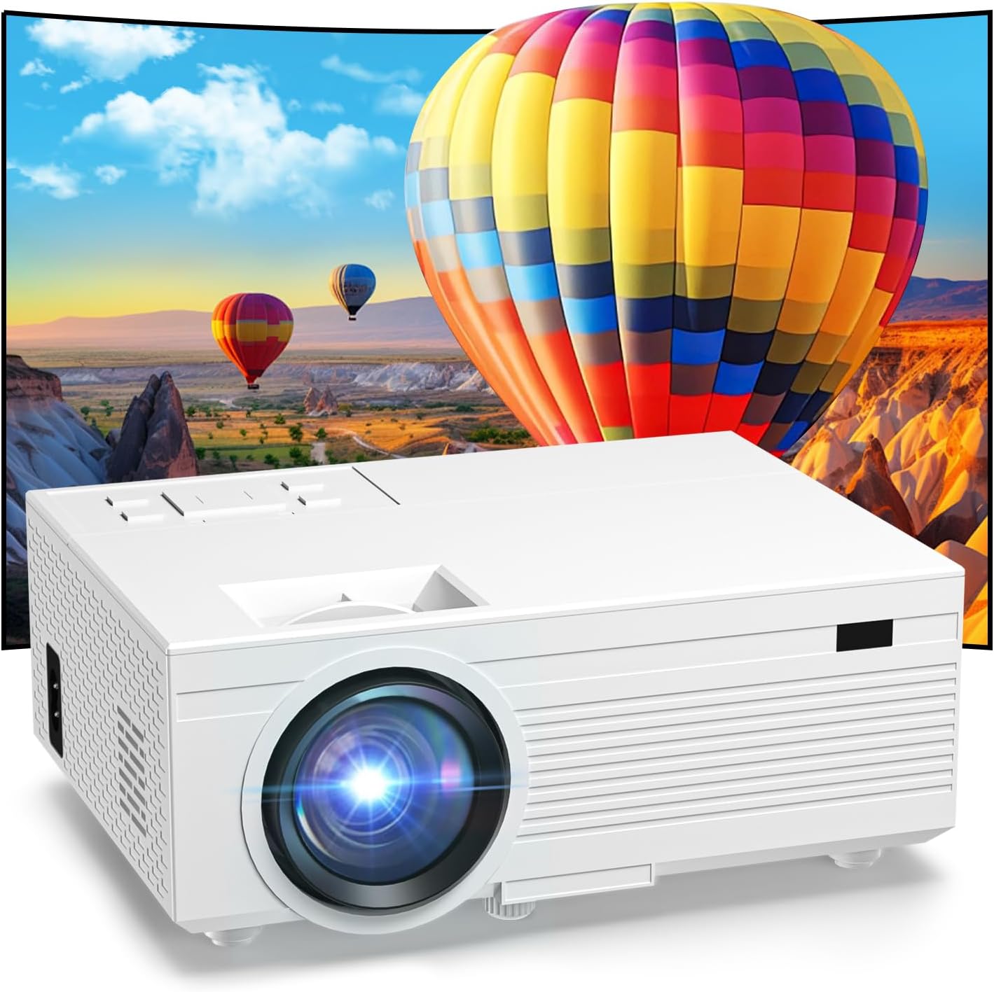 Amazon.com: SGV Projector, New Portable Mini Projector, Full HD 1080P ...