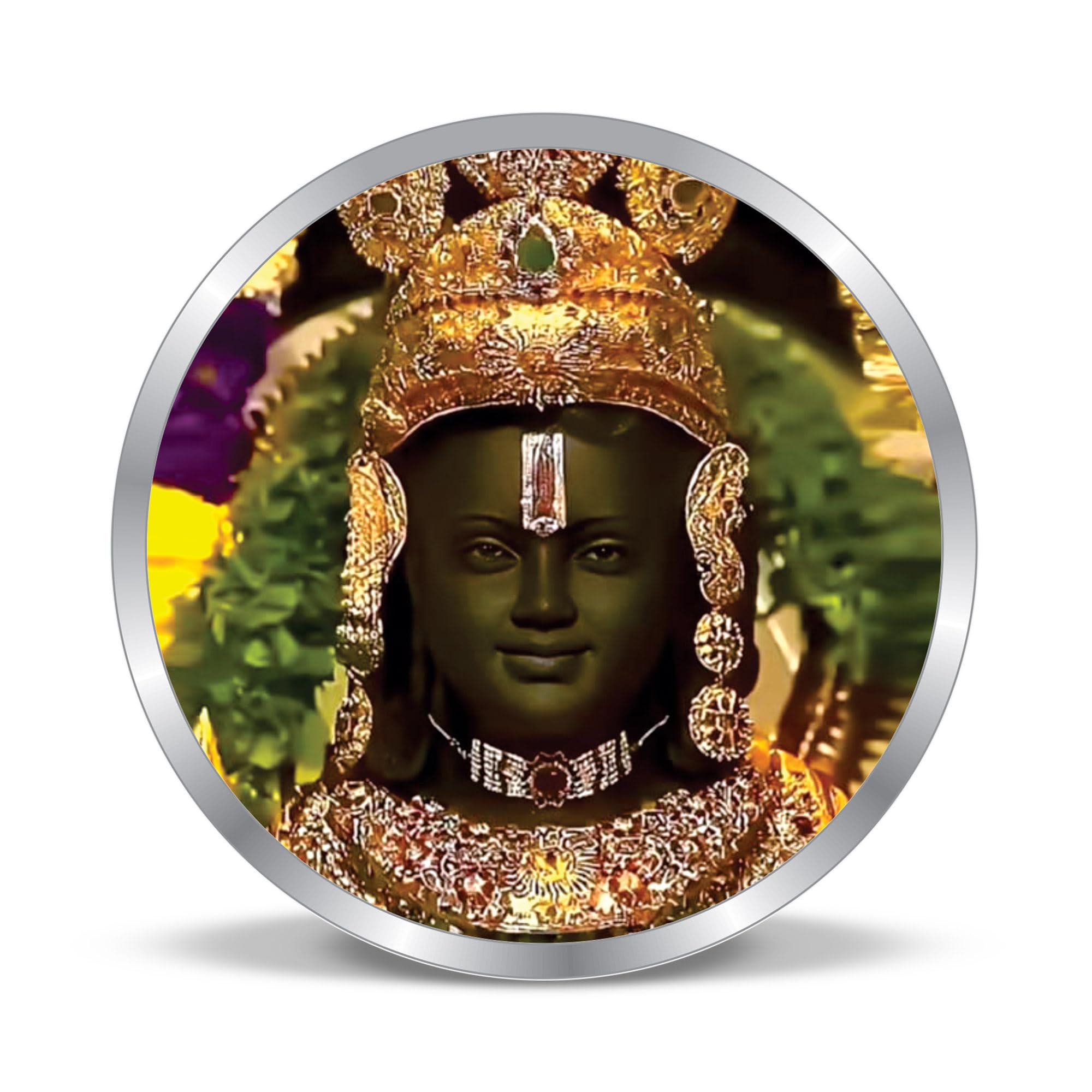 Buy Precious Moments BIS Hallmarked Silver Coin Ram Lalla | Ram Darbar ...