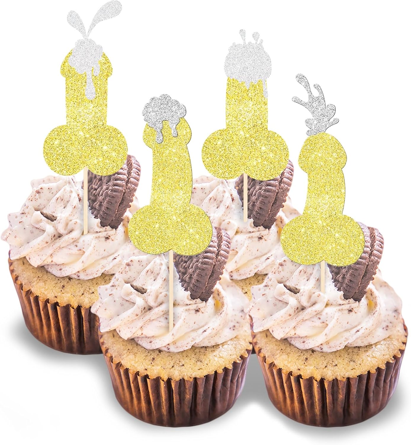 Amazon.com: 24 Pcs Bachelorette Party Cupcake Toppers,Wedding Birthday ...