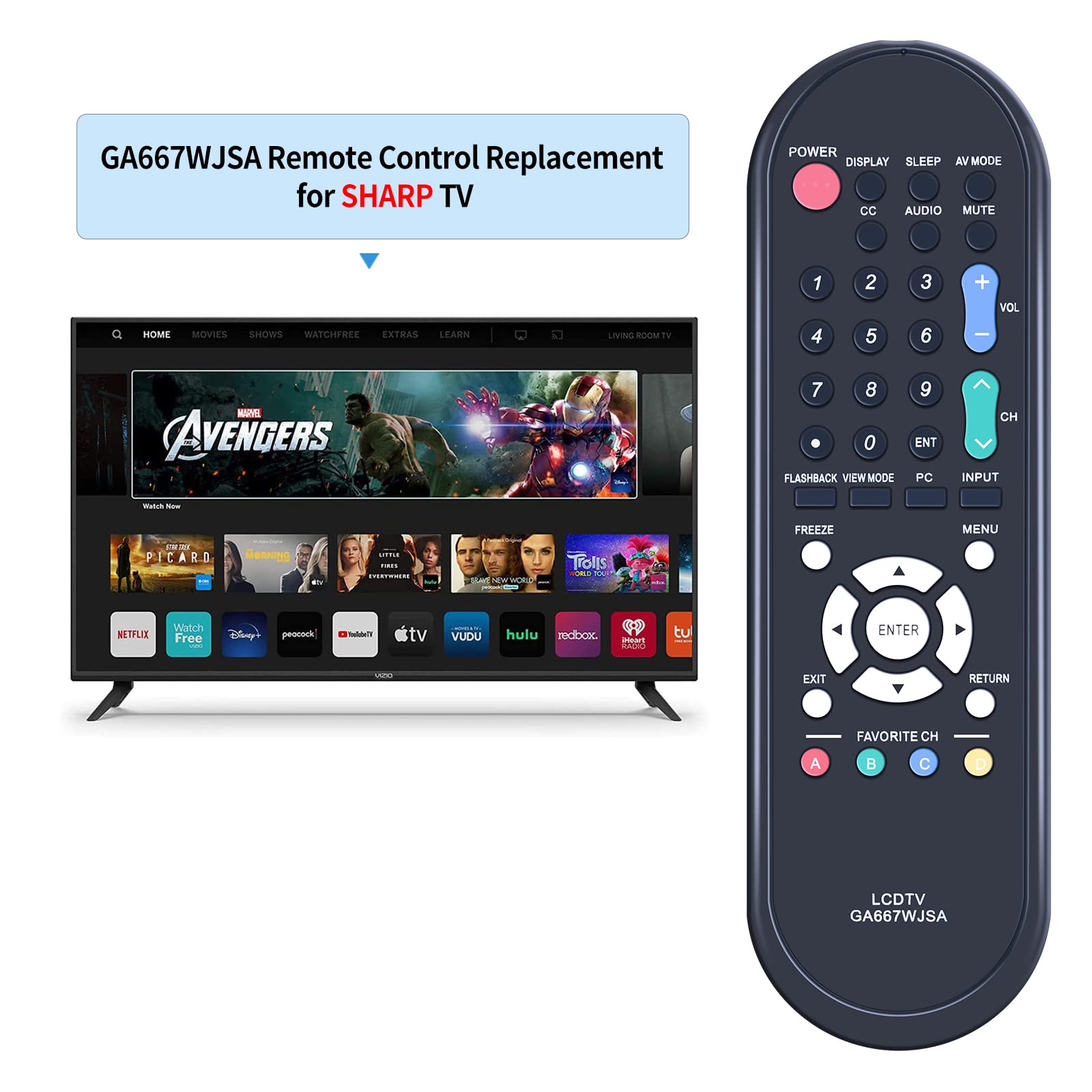 Remote Tv Sharp Aquos 32 Inch