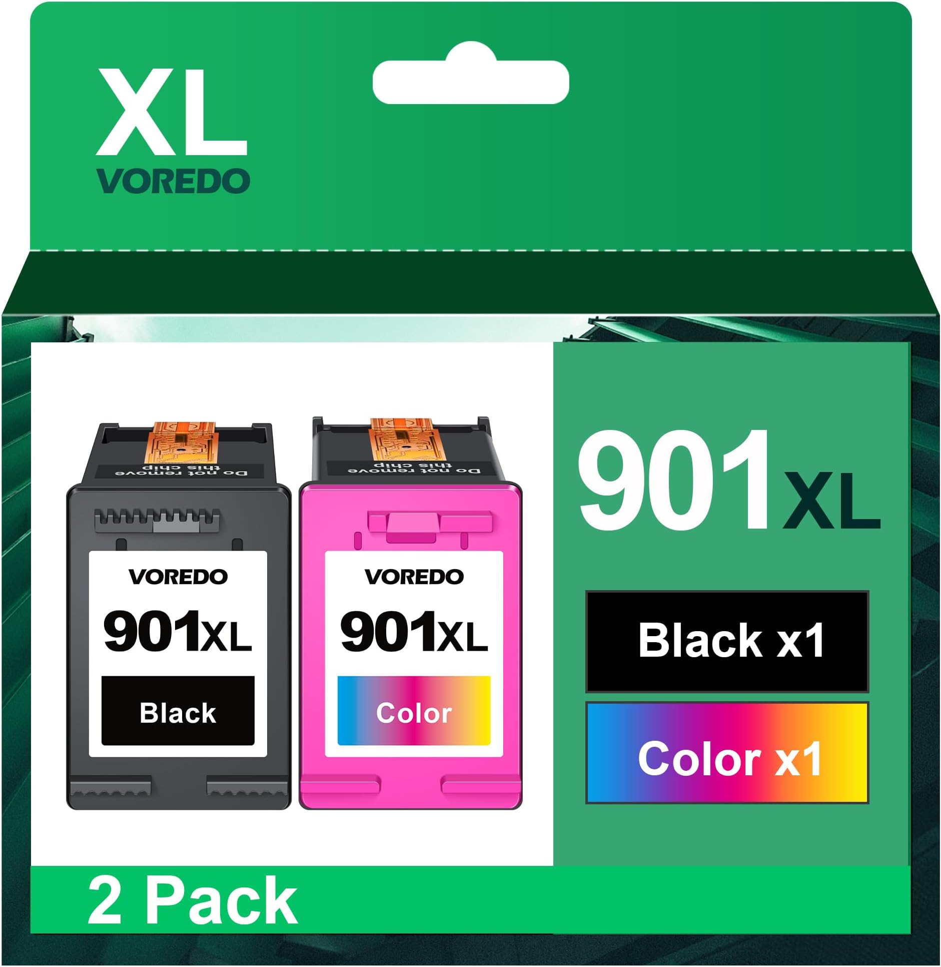 Amazon.com: HP 901 | 2 Ink Cartridges | Black, Tri-color | Works with ...