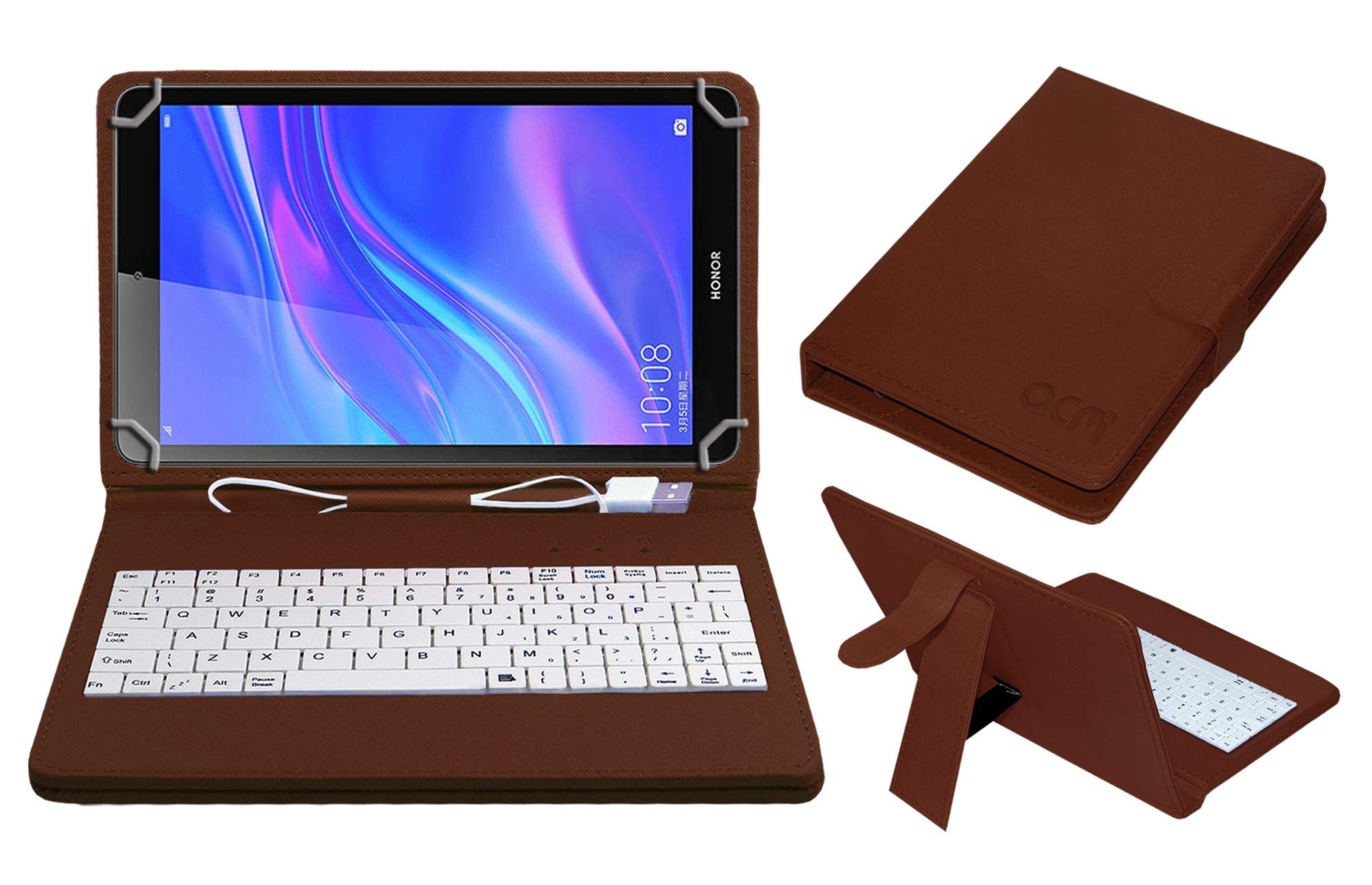 Acm USB Keyboard Case Compatible with Honor Tab 5 LTE Tablet Cover ...