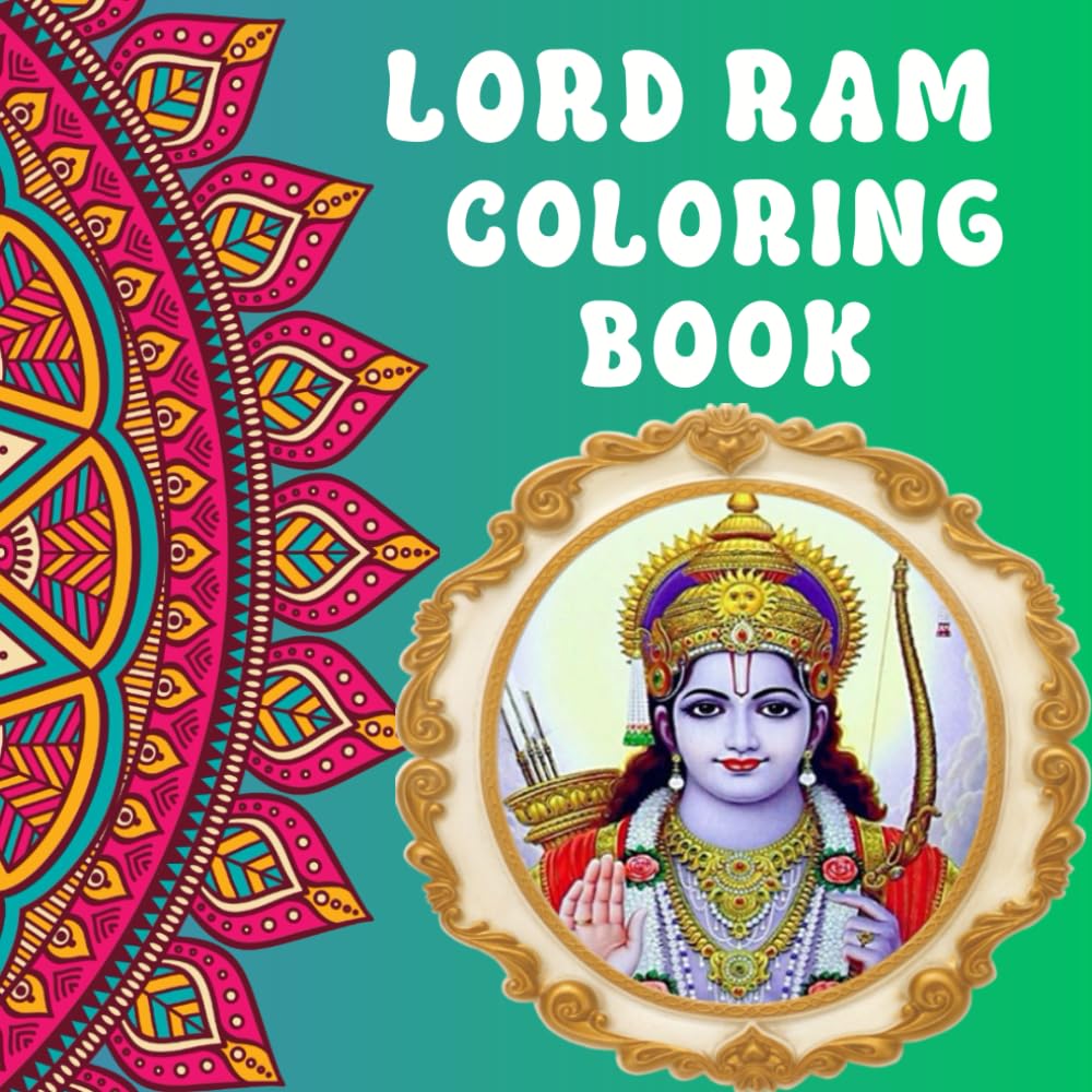 Amazon.com: Lord Ram Coloring Book: Images and Chants of Lord Shri Rama ...