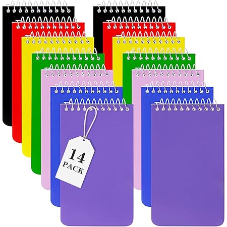 Amazon.com : XiQiDianr Small Notebooks, Pocket Notebook 3x5, Spiral ...