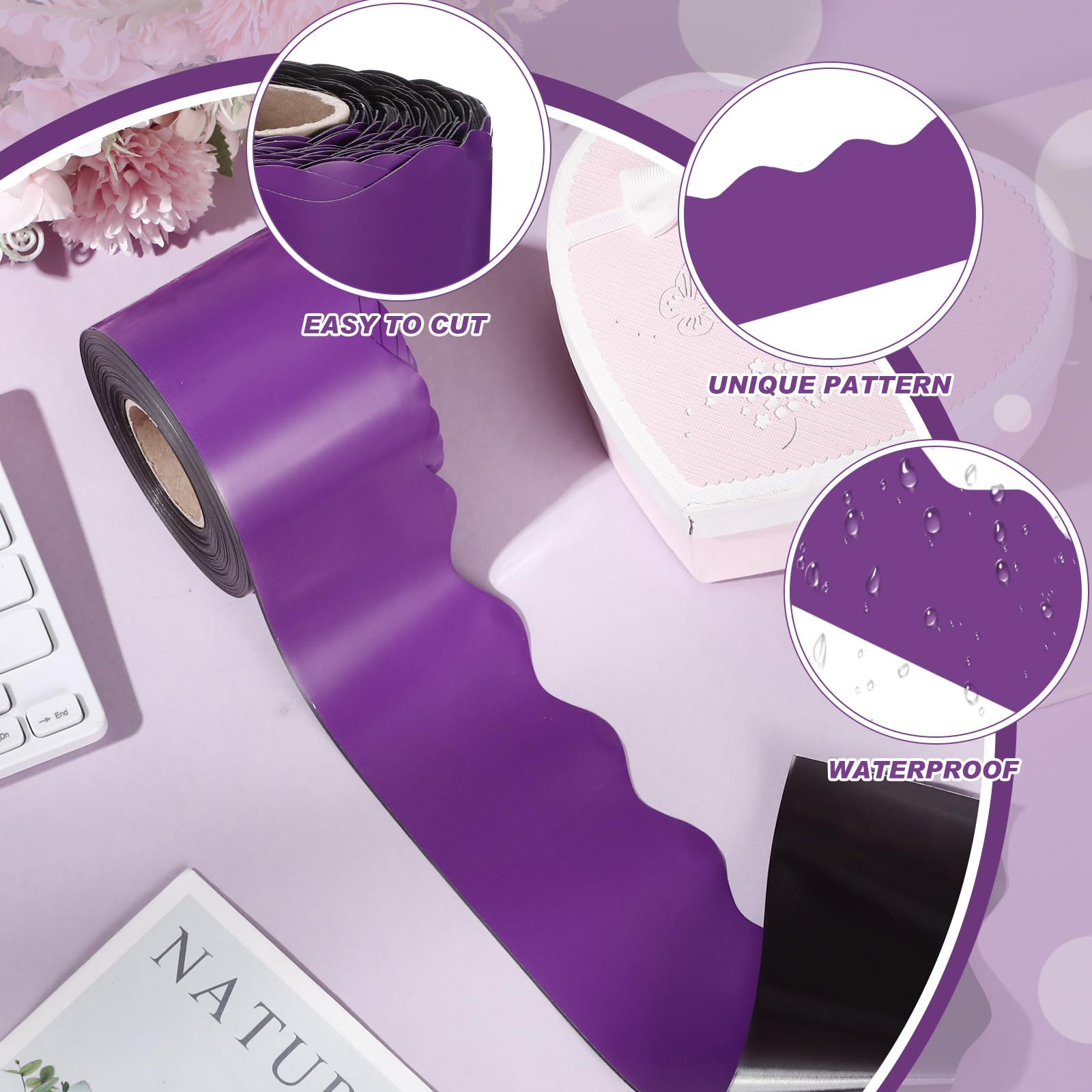 Snapklik.com : Tenceur 48 Ft X 2.75 Inch Large Magnetic Bulletin Board ...