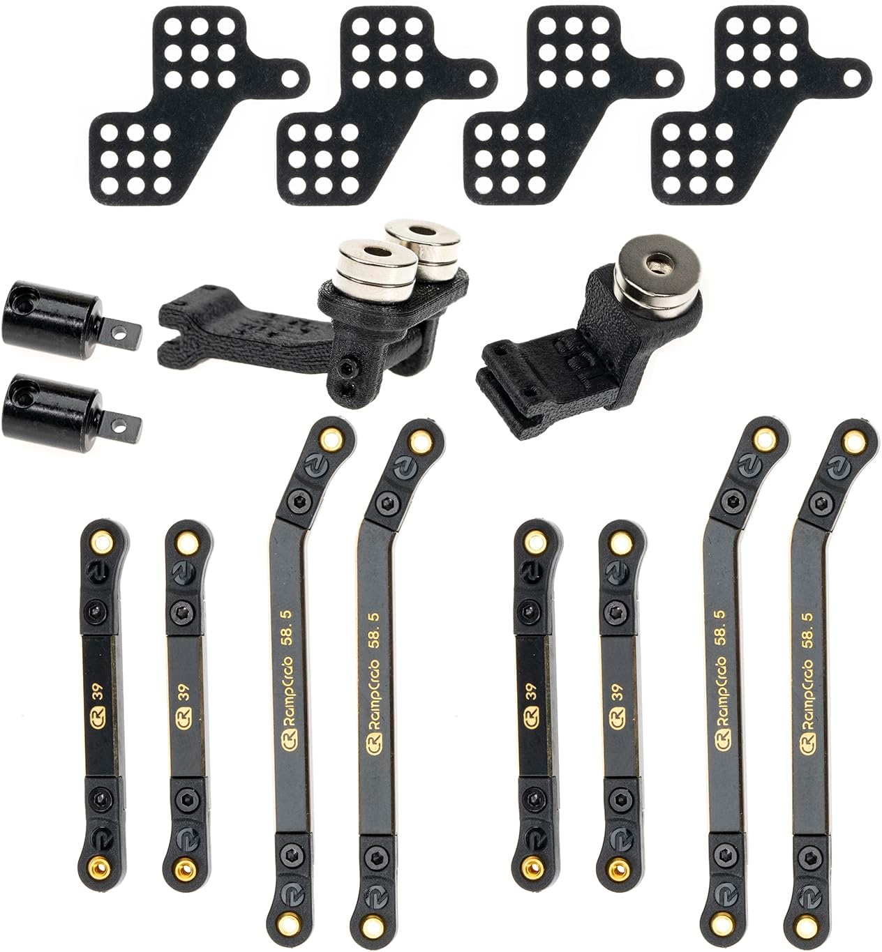 Amazon.com: RampCrab High Clearance 4 Links Set for AX24, Front & Rear ...