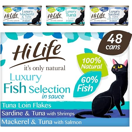 HiLife Perfection - Wet Cat Food - Flaked Tuna Loin in Jelly - Natural ...