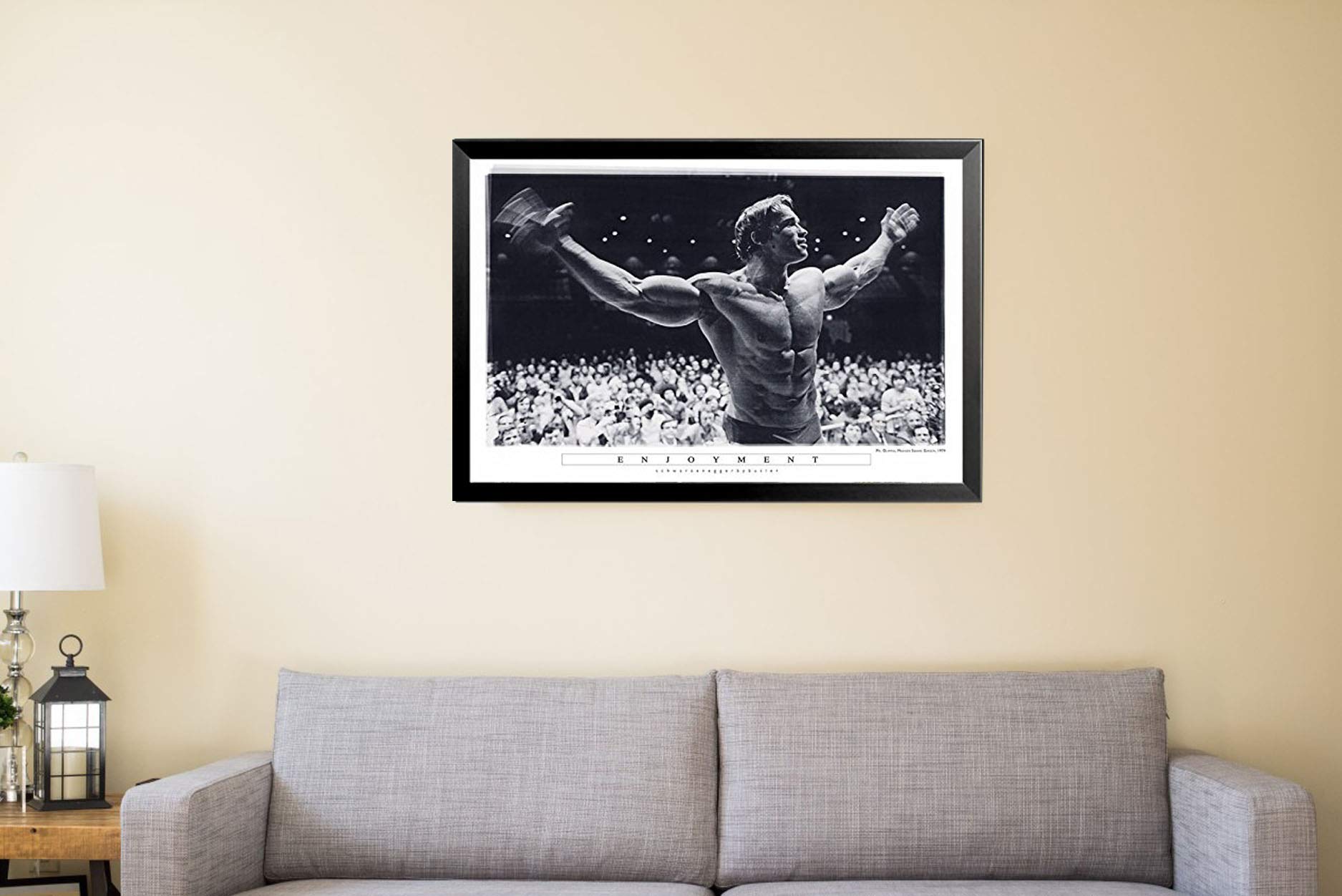 Arnold Schwarzenegger Enjoyment Poster