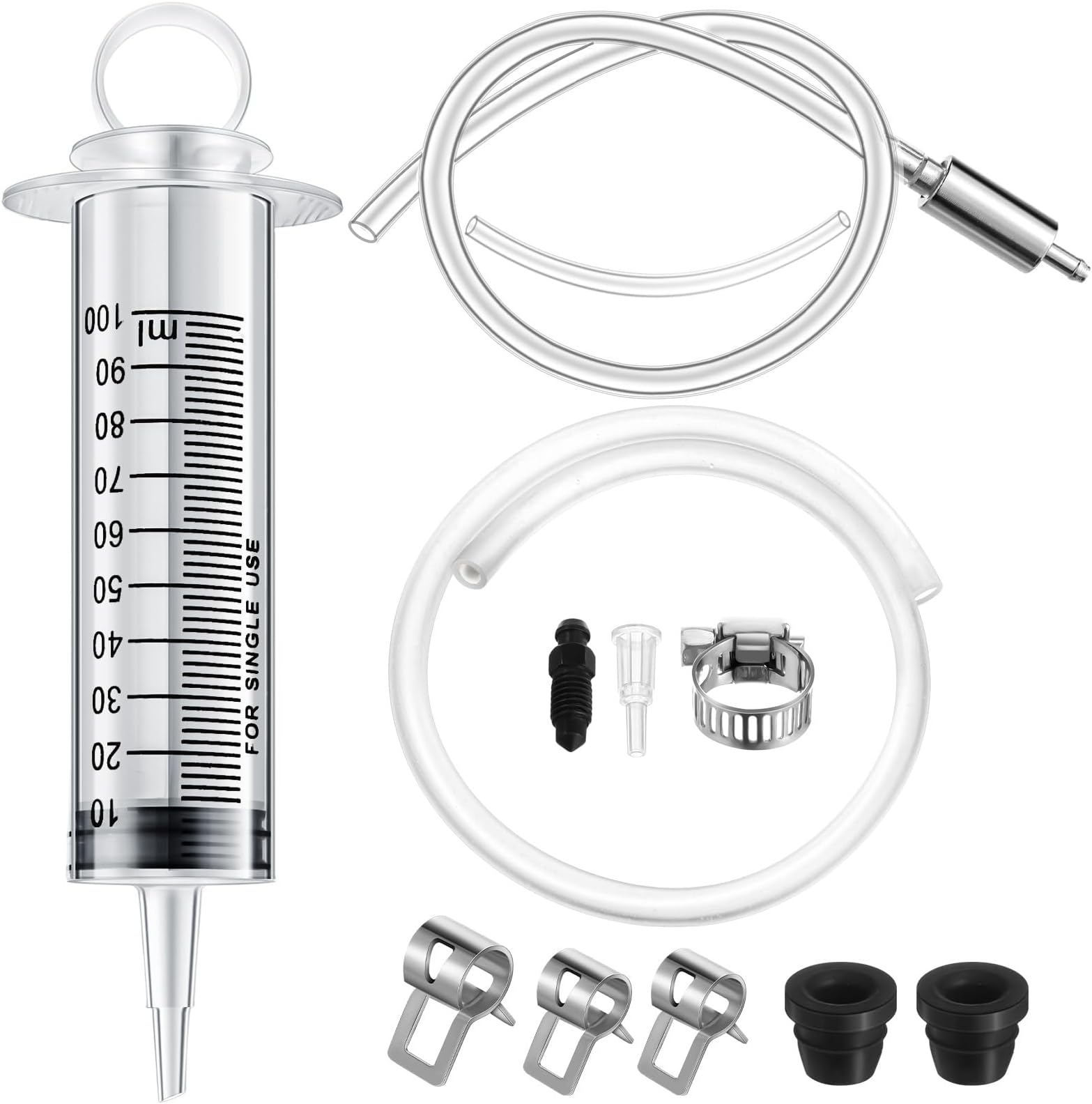 Amazon.com: Innconee Brake Bleed Kit Hydraulic Disc Clutches Bleeding ...