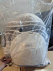 Amazon.com: Squishmallows Original 14-Inch Sachie Grey Striped Whale Shark with White Belly ...