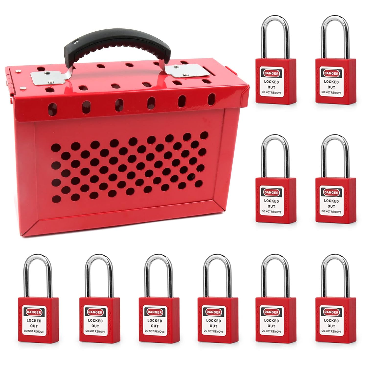 Breaker Lockout Tagout Kit Electrical Lockout Lock Set Plug Lockout ...