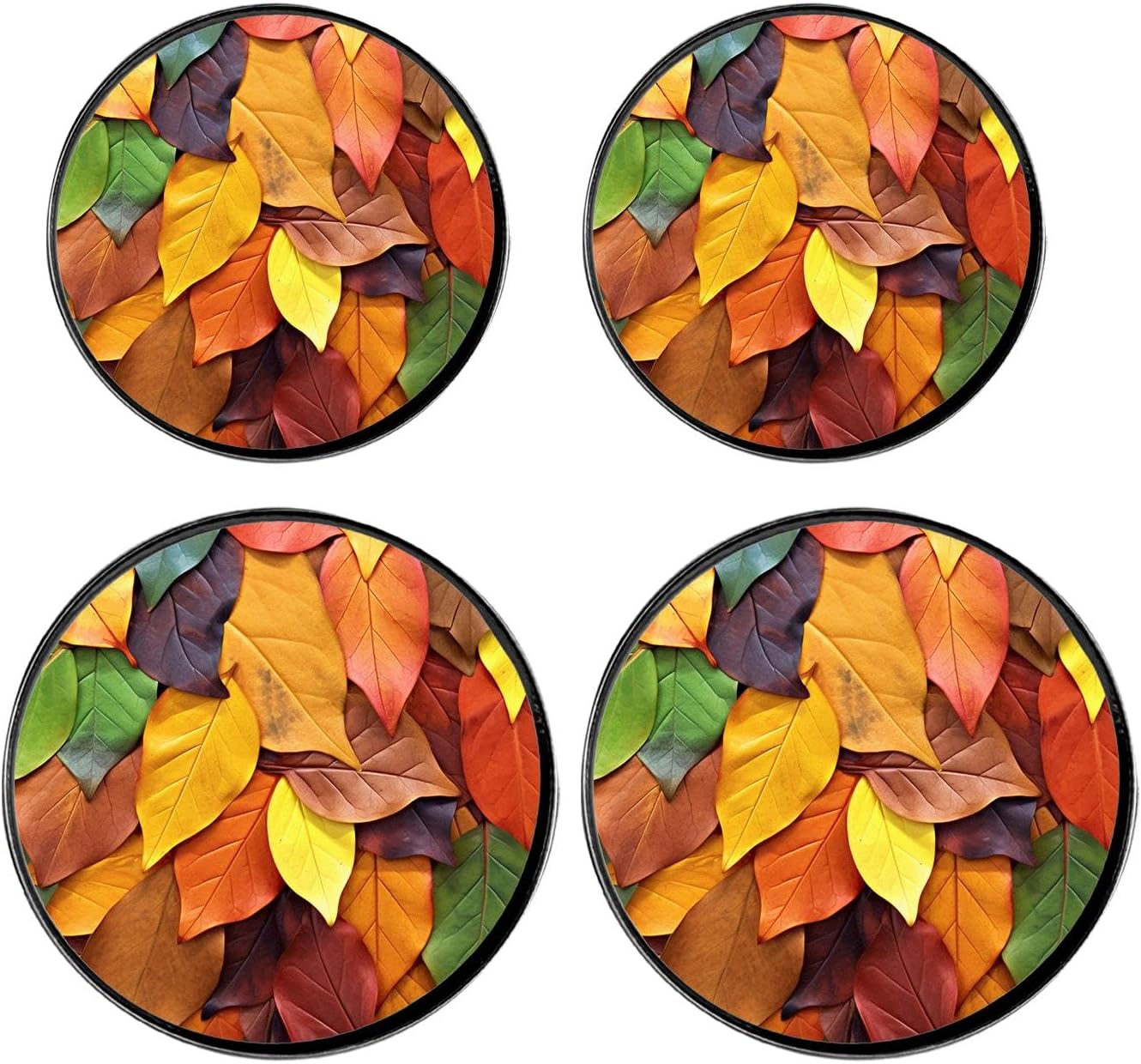 XNSJVGB Round Stove Burner Covers 4 Pcs for Home Decor Cooktop ...