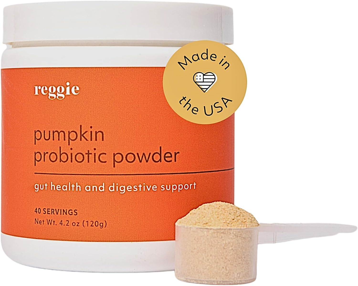 Amazon.com : Reggie Pumpkin Probiotic Powder for Dogs | Supports ...