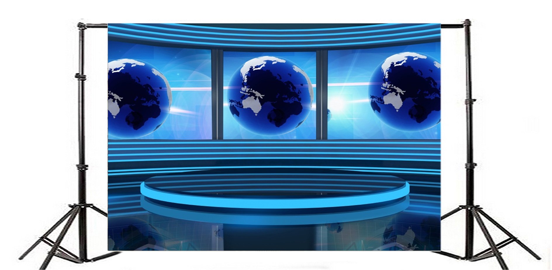 Buy AOFOTO 10x7ft TV Studio Interior Background Television Room Screen ...