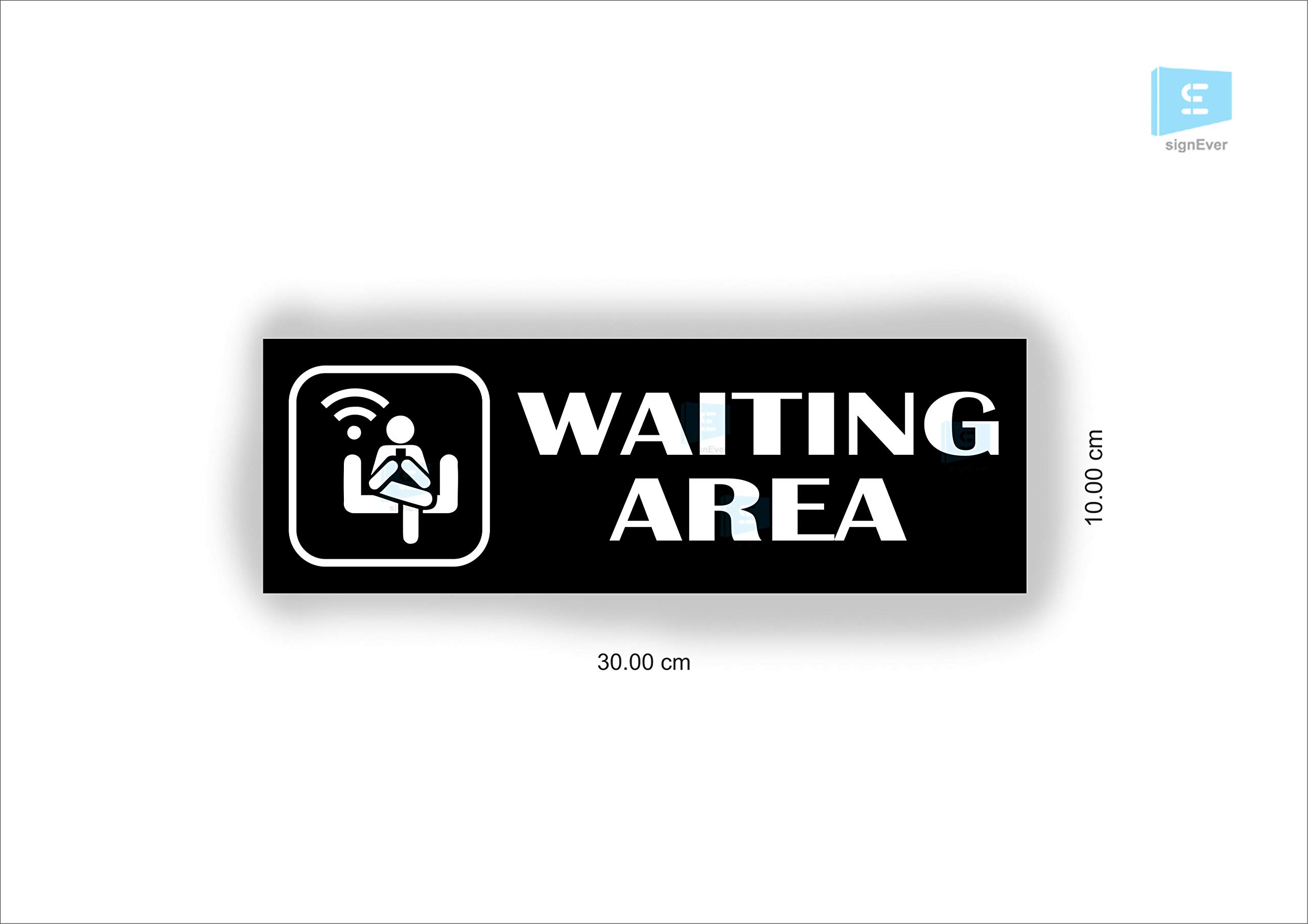 Buy SIGN EVER Waiting Area Sign Boards For Office Hospital Bank Clinic ...