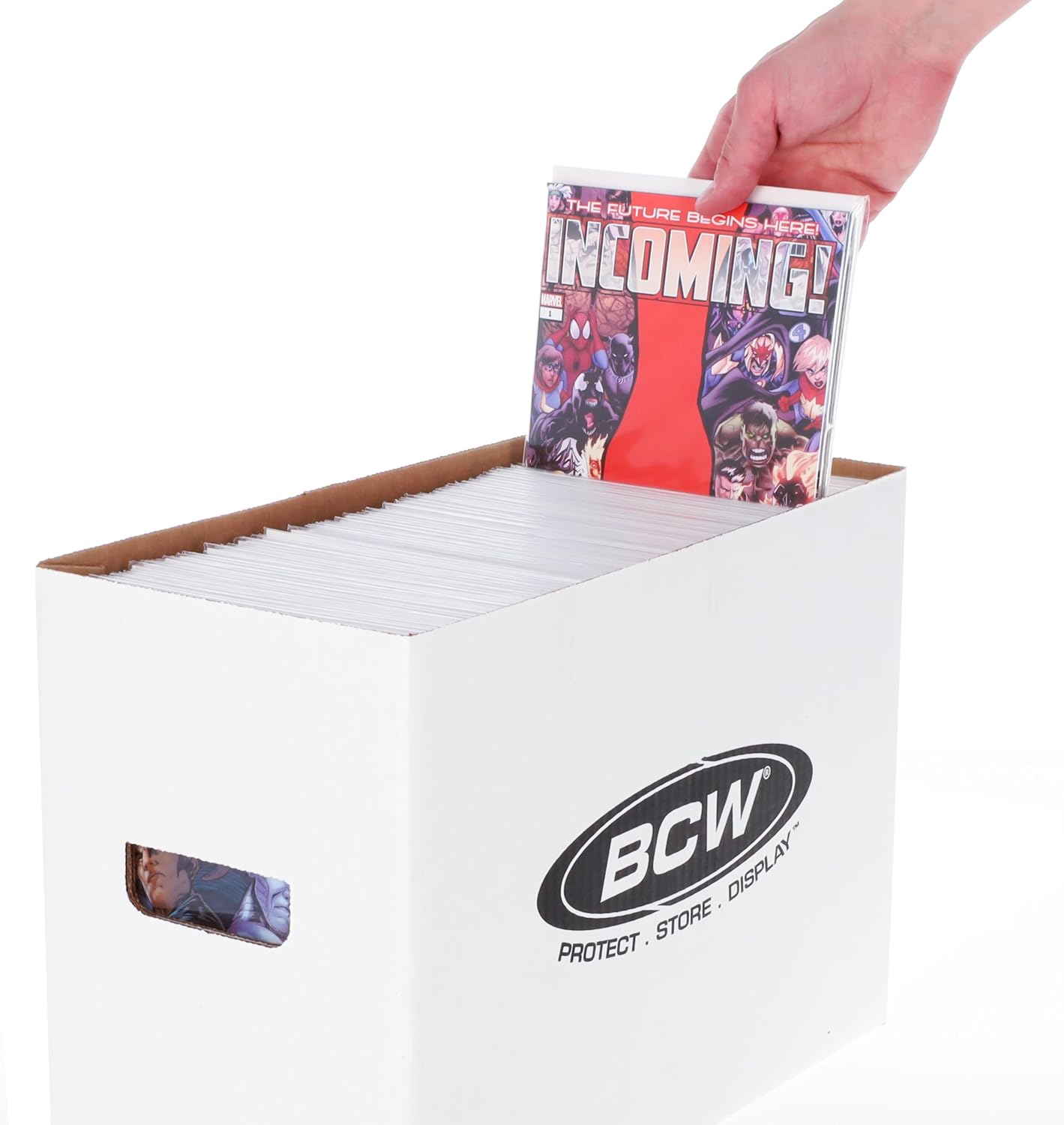 Amazon.com: BCW Short Comic Storage Box - 10 Pack | Holds 150-175 ...
