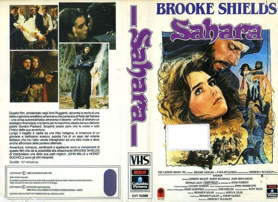 Sahara [VHS] [1982] : Brooke Shields, Lambert Wilson: Amazon.co.uk: DVD ...