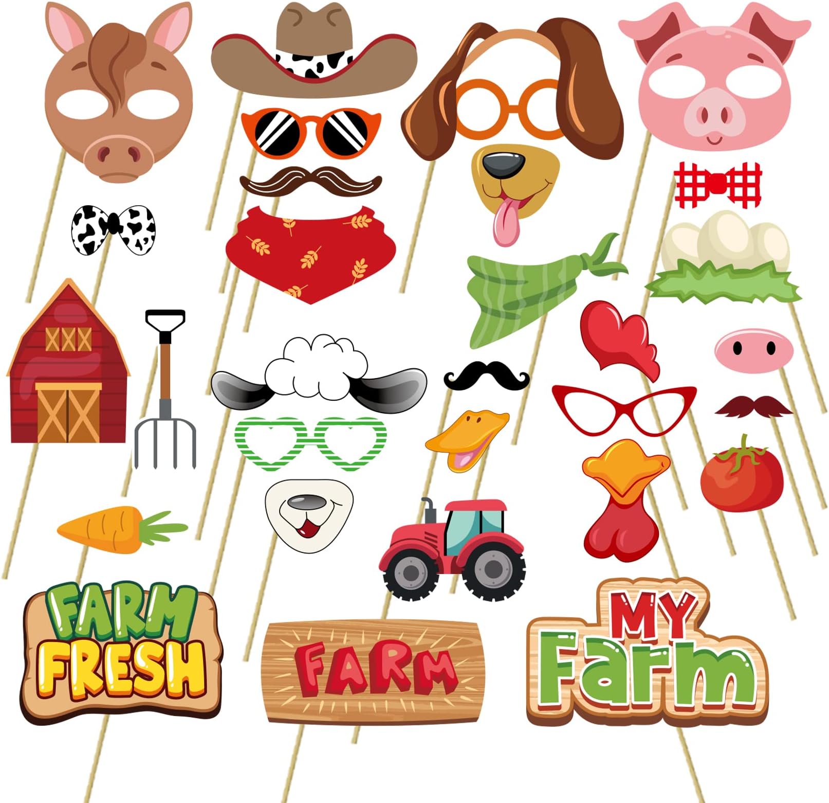 Amazon.com: Beistle Barnyard Friends Photo Prop : Home & Kitchen