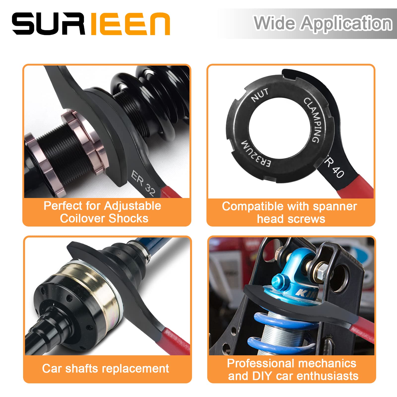 Coilover Spanner Wrench Set Kei Project Universal Coilover Adjustment ...